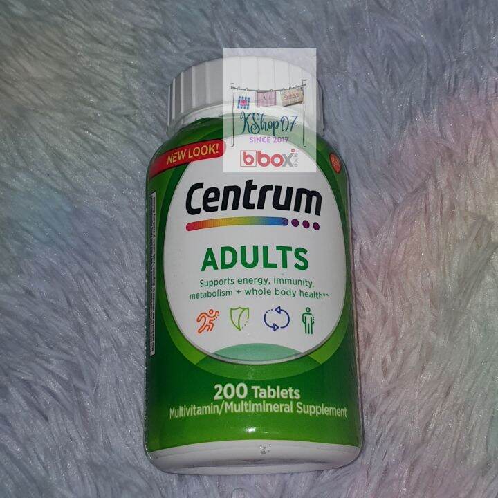Centrum Adult Multivitamins Multivitamin Multimineral Supplement 200