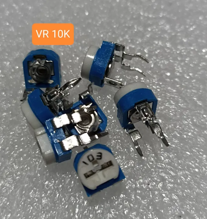 5buah Trimpot 10k ( 103 ) Trimpot Trimmer Variable Vertical Vr Blue ...