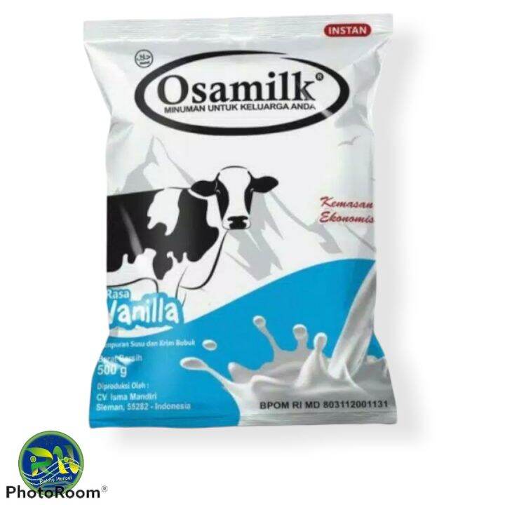 Osamilk susu 500g asli minuman penggemuk badan Osamilk vanilla | Lazada ...