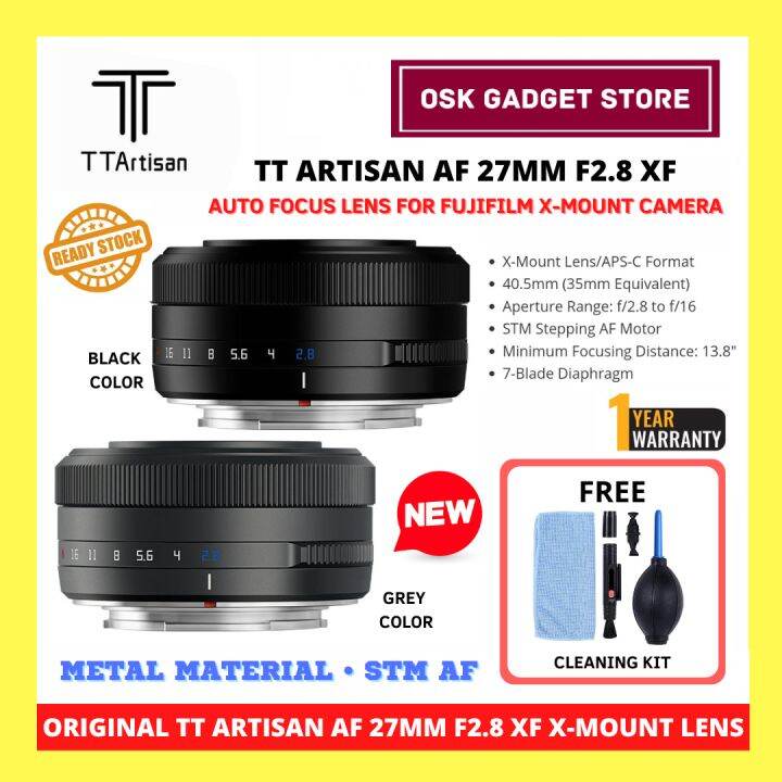 TT Artisan AF 27mm F2.8 XF Auto Focus Prime Lens For Fujifilm X-Mount Camera | 1 Year Warranty ...