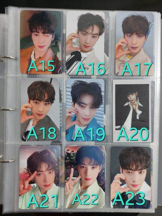 ASTRO OFFICIAL PHOTOCARDS BATCH 3[MJ, JINJIN, CHA EUNWOO, MOONBIN, ROCKY, YOON SANHA] | Lazada PH
