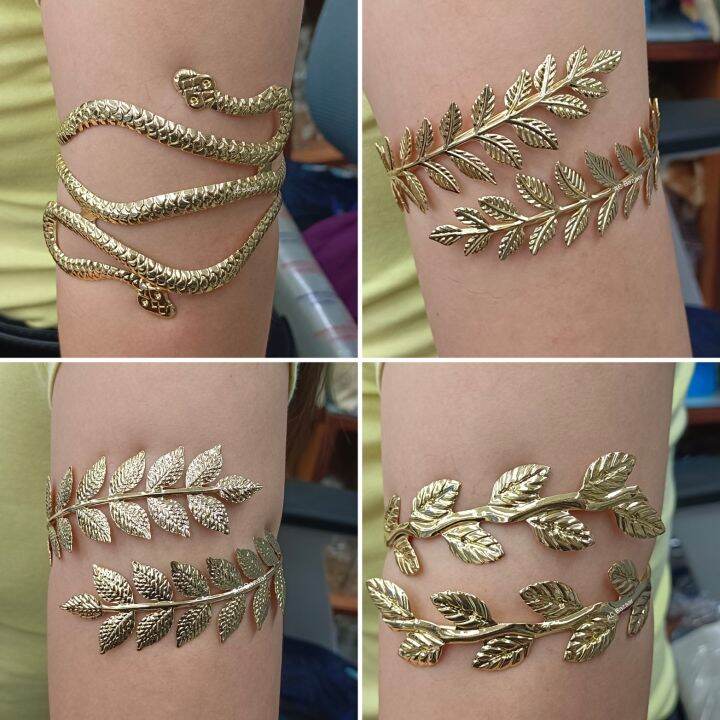 goddess bracelet arm cuff bangles armlet/anklet adjustable Greek roman ...