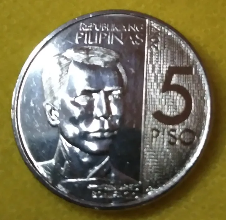 5 Peso 2017 NGC SHTF Coin, Brilliant UNC with Free 5 Peso Nonagonal ...