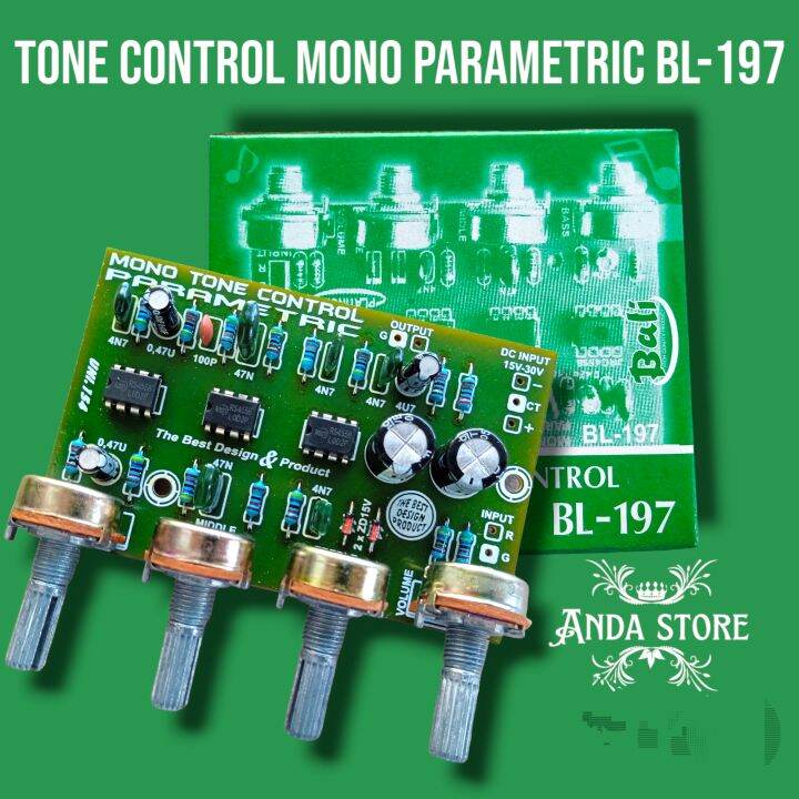 HIFI MONO TONE CONTROL PARAMETRIC BL 197 TONE MONO PARAMETRIC AUDIO ...