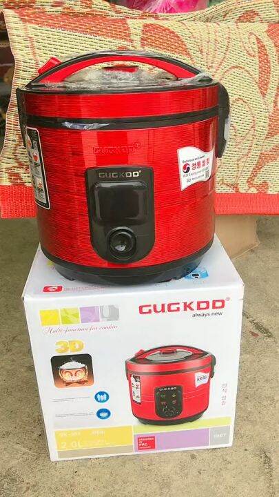 [Bảo hành 24 tháng] Nồi cơm điện Cuckoo 3D GK-208 dung tích 2.0 lít, công suất 900W, 3 mâm nhiệt ...