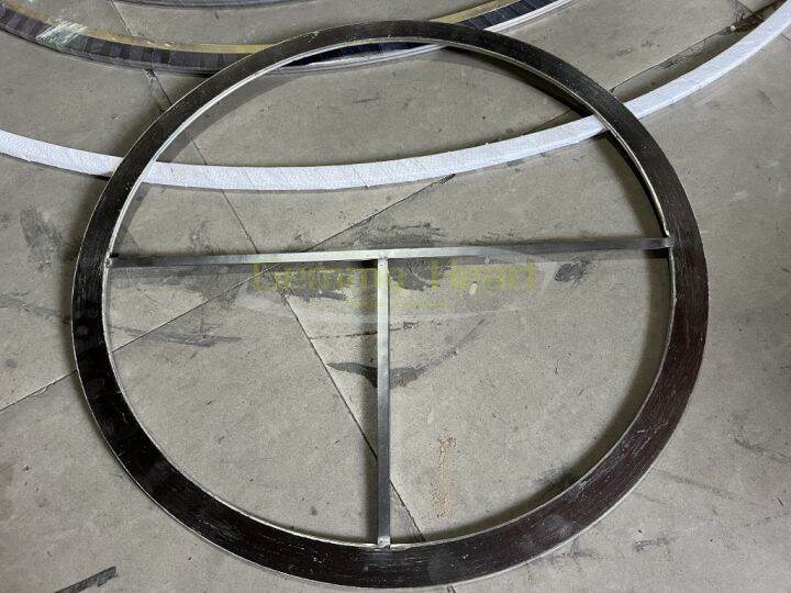 Custom non-metallic gasket PTFE ladle for tube and shell heat ...