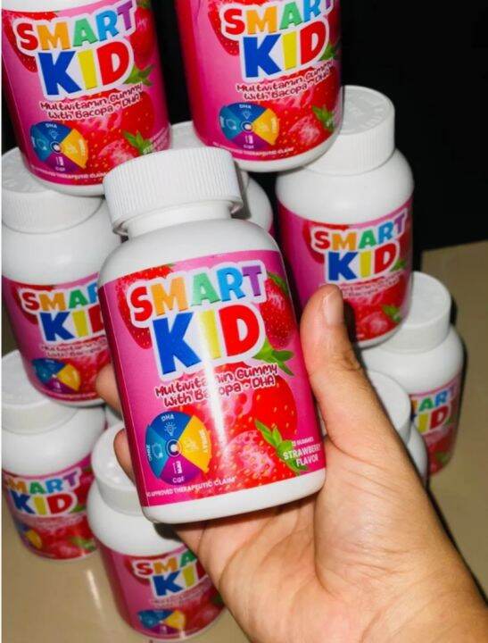 SMART KID MULTIVITAMINS GUMMY WITH DHA IMPROVES EYESIGHT BOOST MEMORY ...