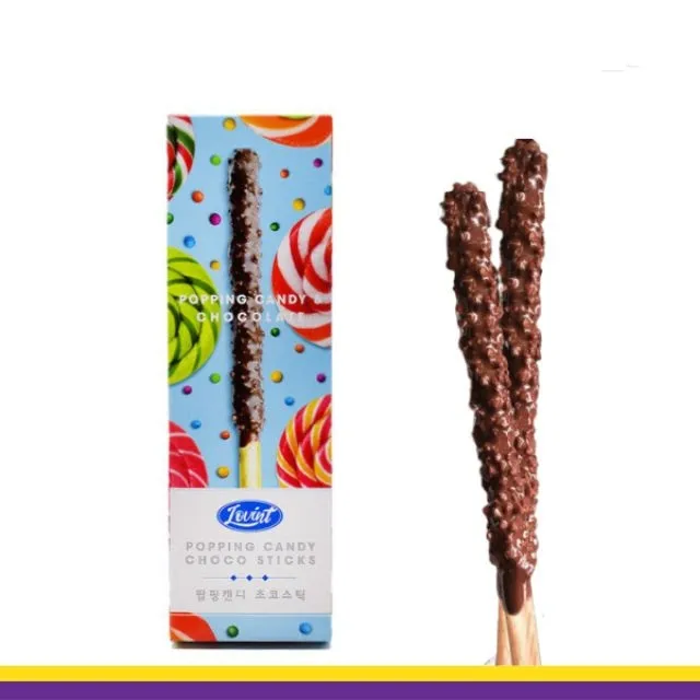 Popping Candy Choco Sticks 54g (Korean Lovint Popping Chocolate Sticks ...