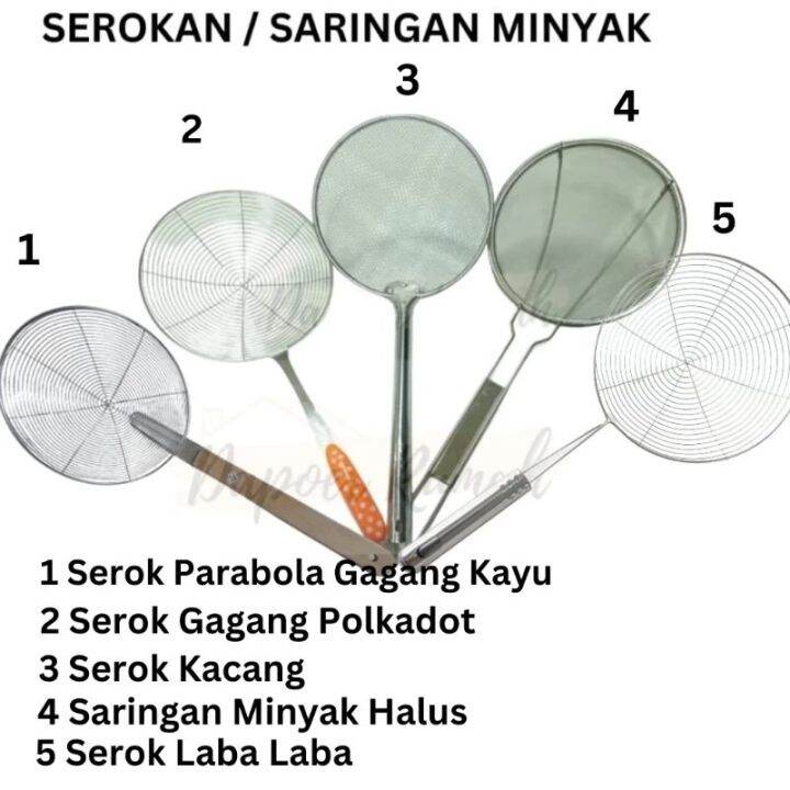 SARINGAN MINYAK SEROKAN KRUPUK TIRISAN MINYAK SARINGAN PENGGORENGAN ...