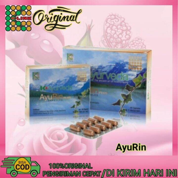 AYUR VEDA AYU RIN PLUS 60 KAPSUL K-LINK,INFEKSI KANDUNGAN KEMIH ...