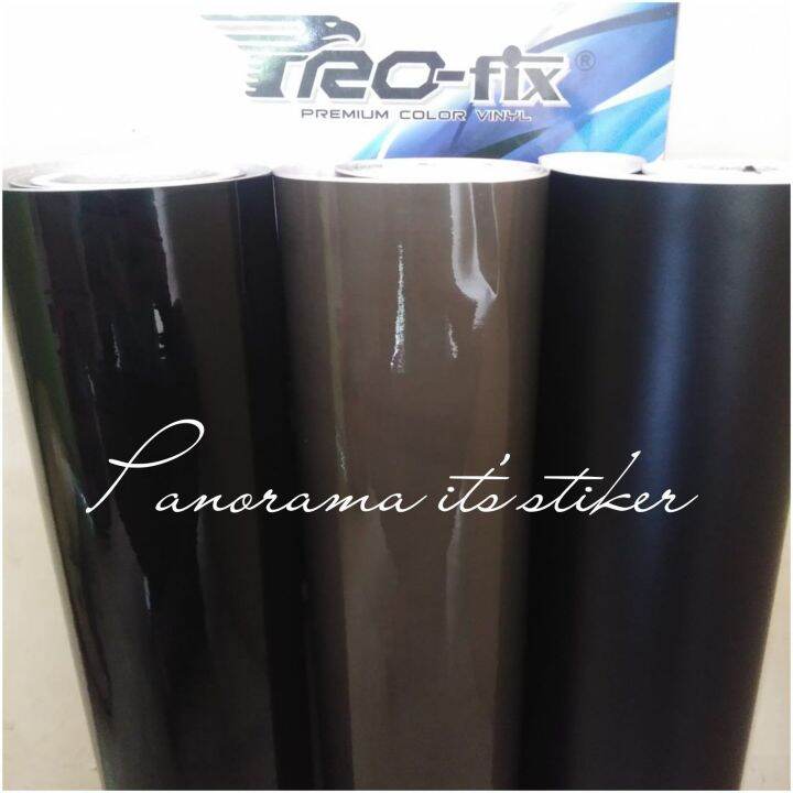 Skotlet stiker motor warna hitam doff sticker motor hitam glossy ...