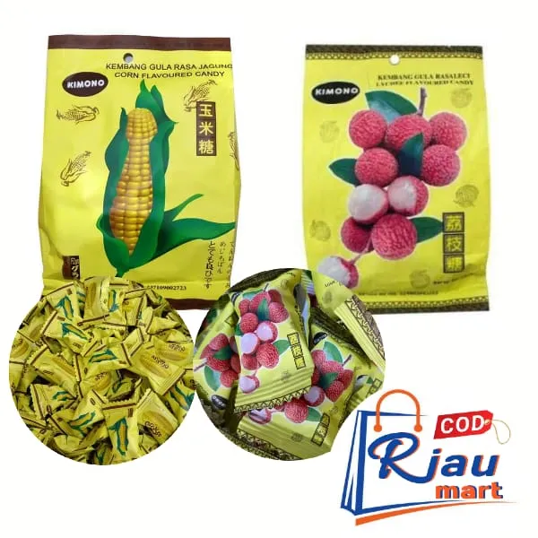 PERMEN KIMONO RASA JAGUNG DAN LECI 150g | Lazada Indonesia