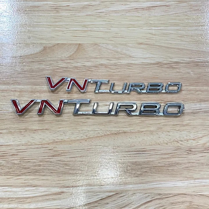 โลโก้*คำว่า VN TURBO ติดรถ Toyota ( มี 2 ขนาด) ราคาต่อชิ้น | Lazada.co.th