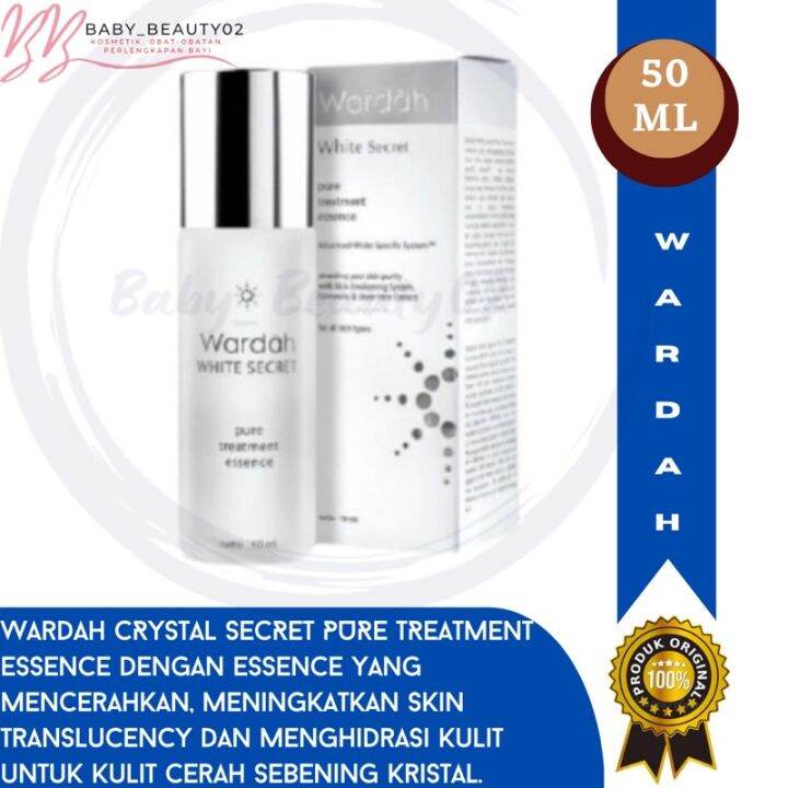 Wardah Crystal Secret Pure Treatment Essence 50ml Wardah Cristal ...