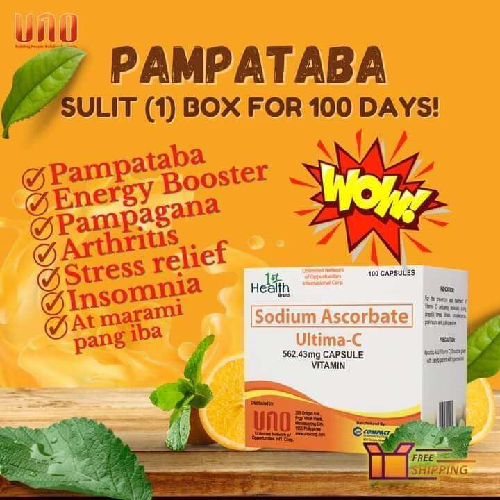 Ultima C Sodium Ascorbate Acid Vitamins 100 Capsules | Lazada PH