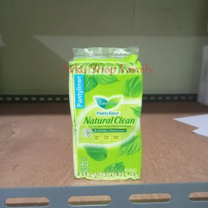 LAURIER Pantyliner Natural Clean Non Wing 13.5cm 40s | Lazada Indonesia