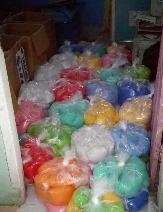 cat tembok kiloan 1kg kemasan plastik | Lazada Indonesia