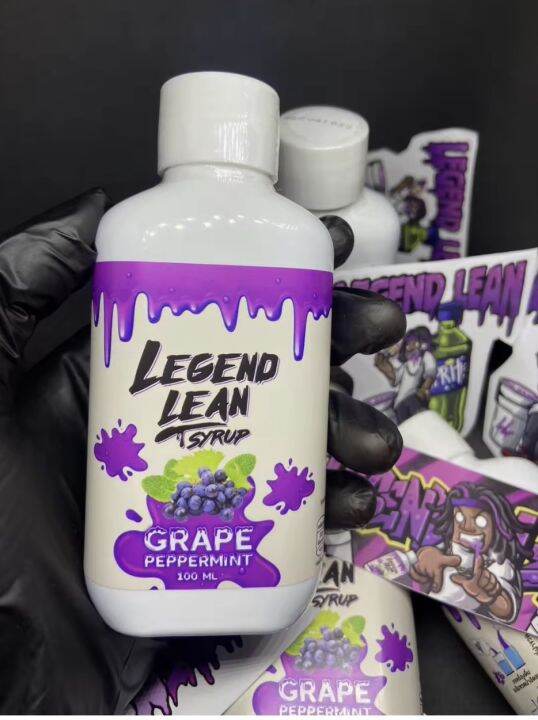 (1ขวด)🍇ลีนองุ่น legend-lean รีเจ้นลีน นํ้าหวานผลไม้-กลิ่นองุ่น/บับเบิลก ...