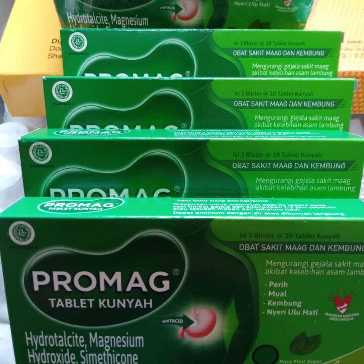 Promag Tablet isi 3 strip per pack exp. 2025 | Lazada Indonesia