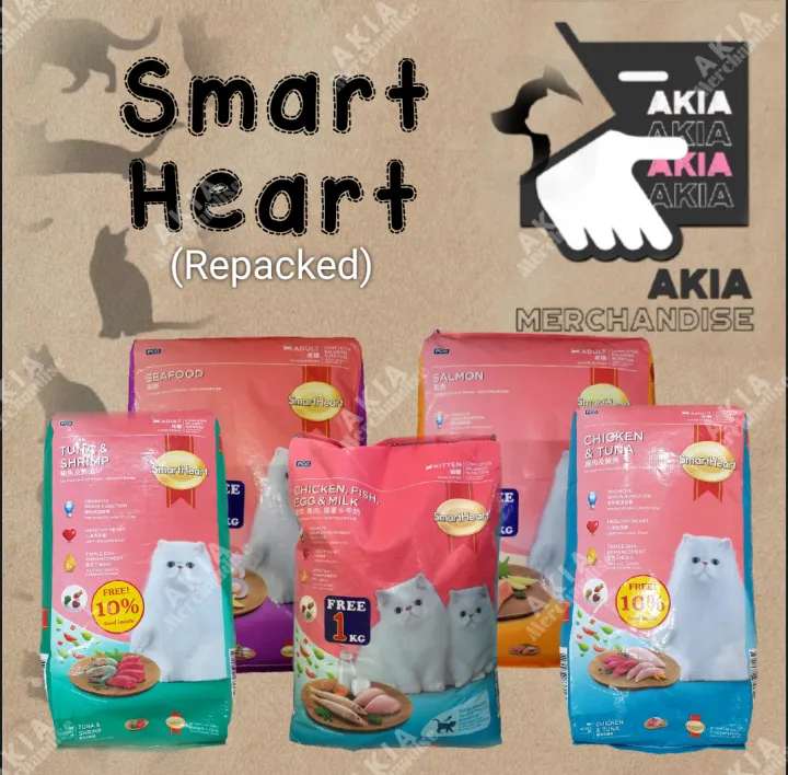 SMART HEART Kitten / Adult - Cat Food - (1kg) | Lazada PH