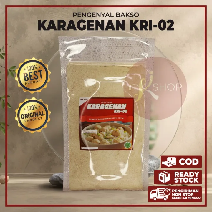20gr Karagenan | Carrageenan | Pengenyal bakso, siomay, dimsum | Lazada ...