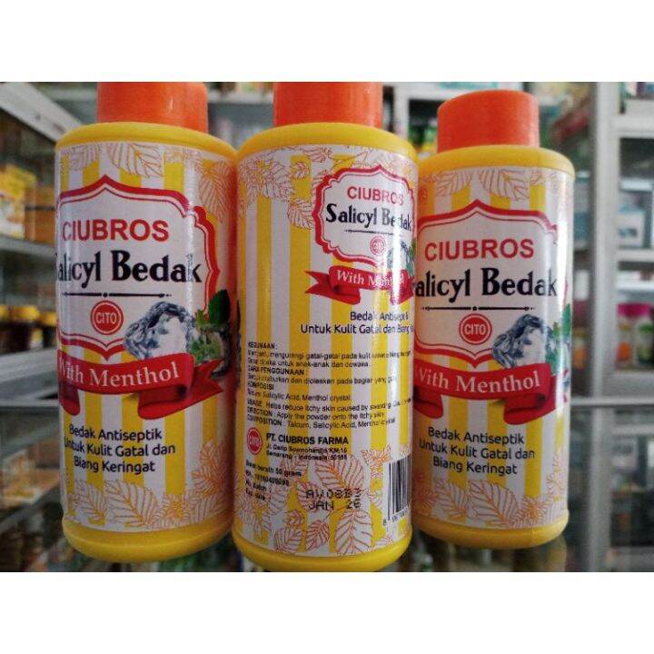 CIUBROS Salicyl Bedak Cito With Menthol | Lazada Indonesia