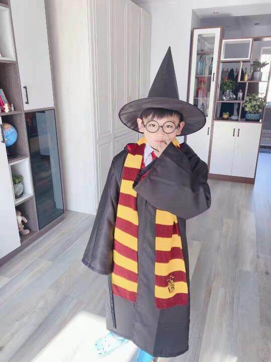 Harry Potter Magic Robe USJ Joint Name Wizard Robe Cloak Cos School ...