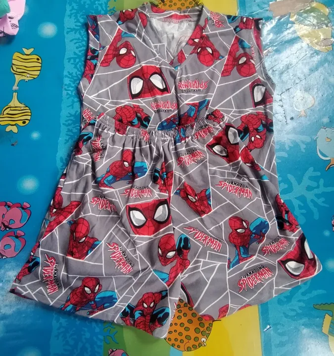 terno boy clothes set (1 boxer shirt and 1 shorts) random print | Lazada PH