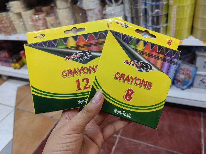 MRP Big Crayon 8 & 12 colors Crayons For School8 | Lazada PH
