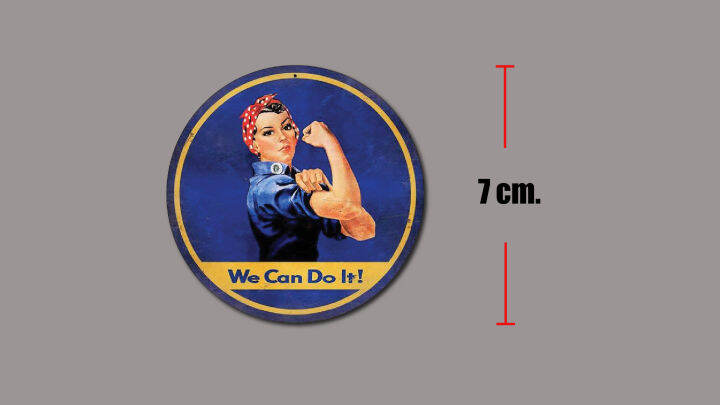 sticker pvc we can do it สติกเกอร์ วินเทจ งานออฟเซ็ทแท้ กันน้ำ กันแดด ...