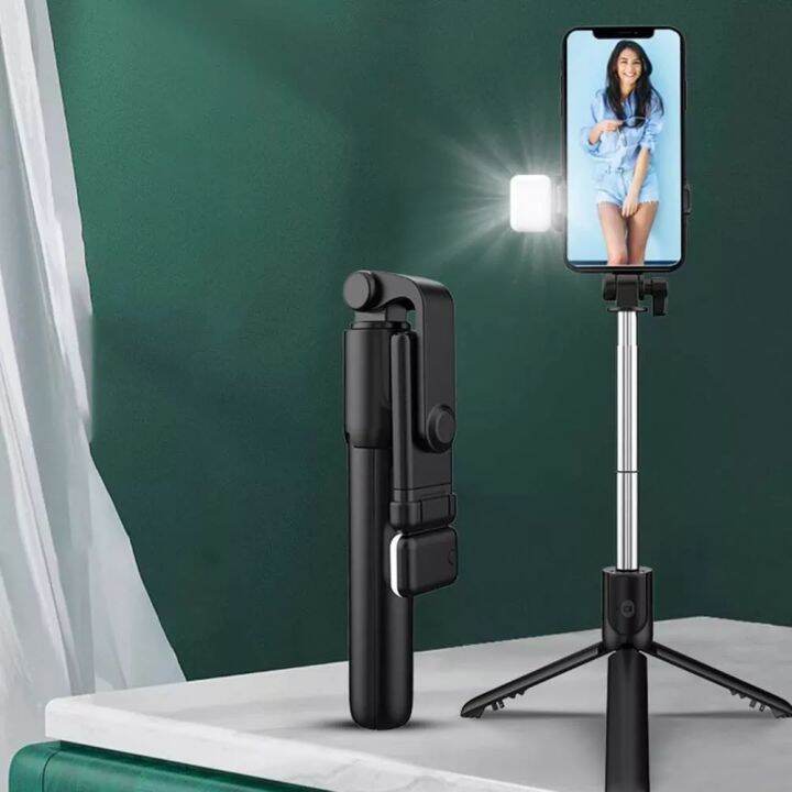 Tongsis Bluetooth Stick R1s Led R1 Maccaron Stick Bluetooth Selfie