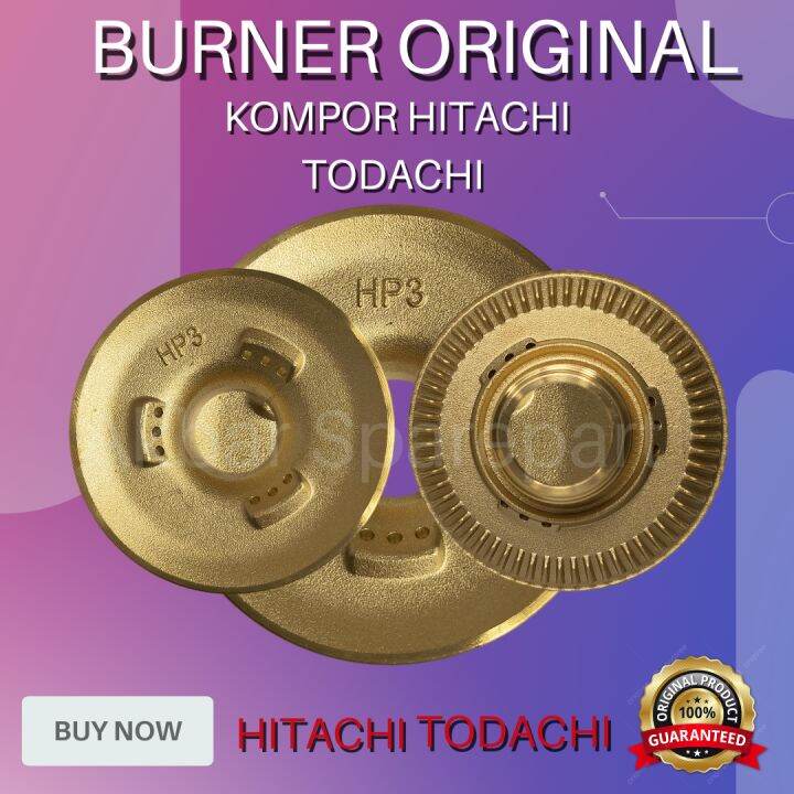 Burner Kuningan HP3 Original Kompor Gas Hitachi Todachi TDC HOCK ...