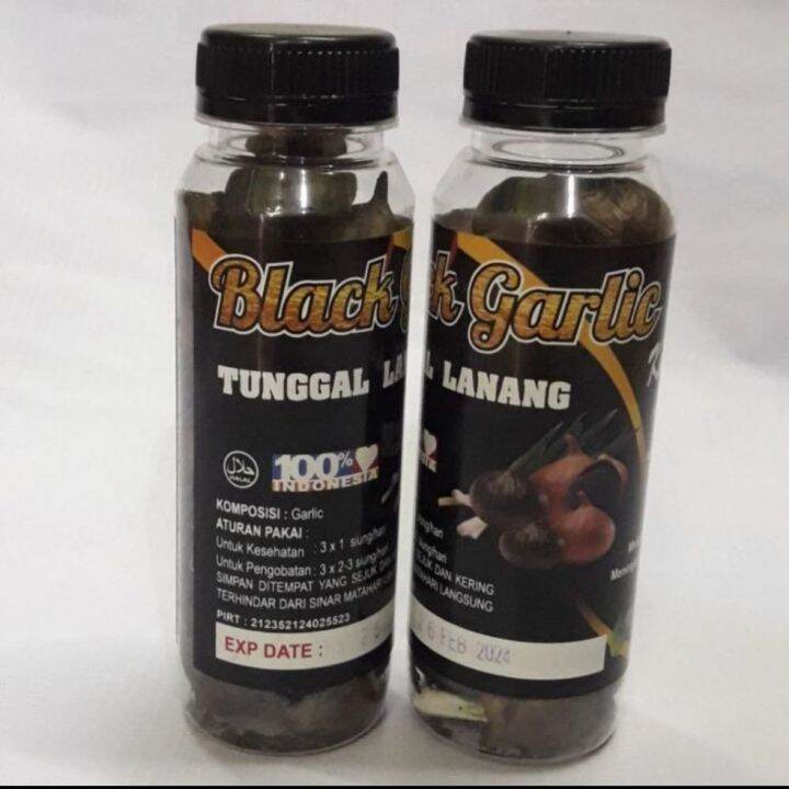 Black Garlic Bawang Tunggal / Black Garlic El Kautsar / Bawang Lanang ...