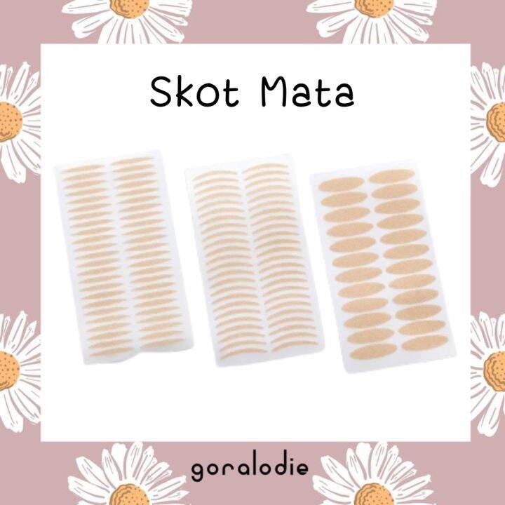SKOT MATA EYELIDE DOUBLE EYELID STICKERS TAPE STIKER KELOPAK MATA ...