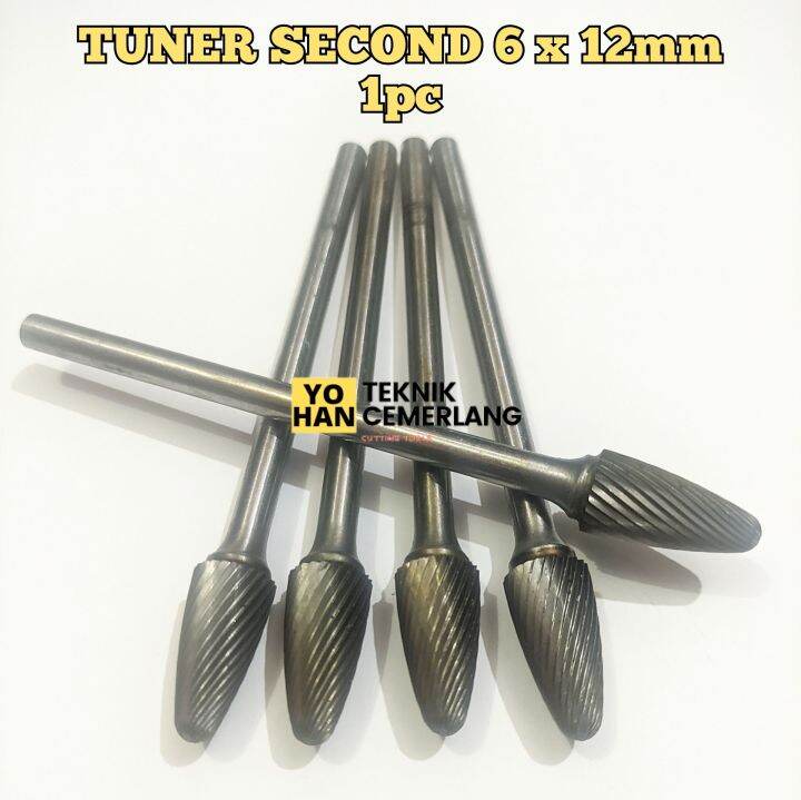 Mata Bor Tuner 6mm x 12mm Mata Porting 1 Arah Carbide Tungsten Mata Cuner Tuner harga 1pc ...