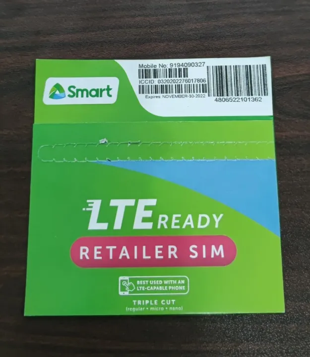 Smart LTE ready retailer sim for loading business with 150 free load ...