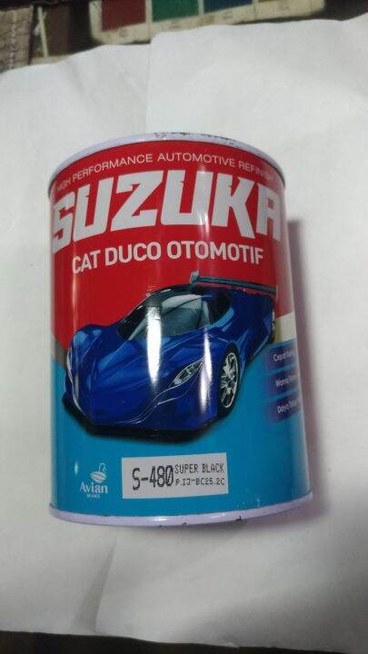 CAT SUZUKA S-480 SUPER BLACK 1kg | Lazada Indonesia