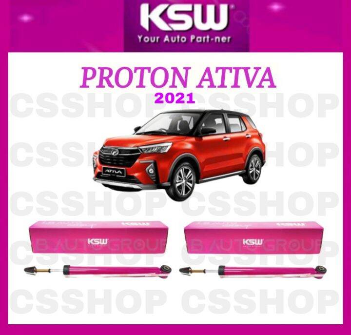 HEAVY DUTY PERODUA ATIVA 2021 ABSORBER REAR ORIGINAL KSW SUSPENSION ...