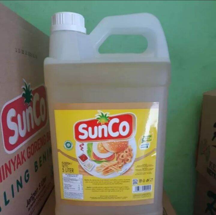 minyak goreng sunco jerigen 5 liter | Lazada Indonesia