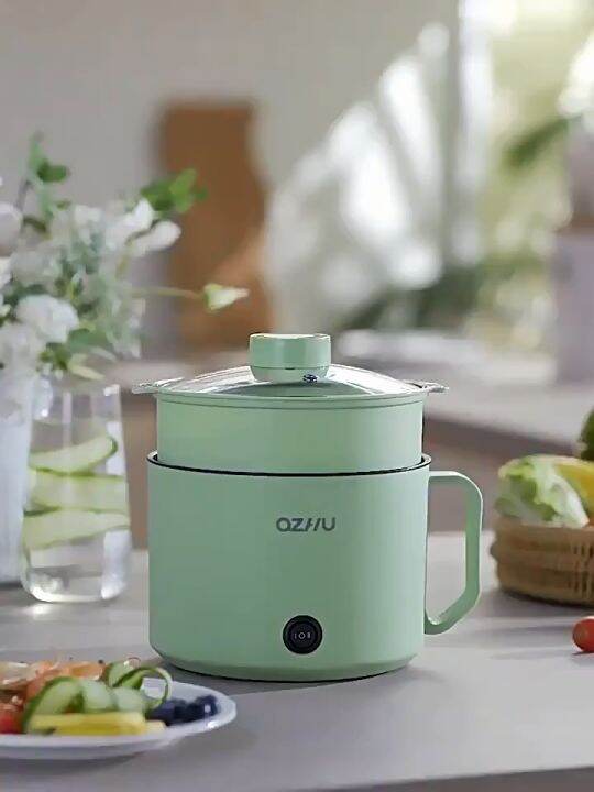 NON STICK Electric Pot /Mini Rice Cooker with steamer 3 pin cable ...