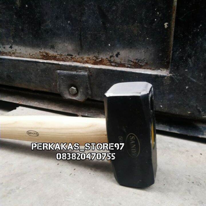 Sledge hammer palu godam bodem 2kg gagang kayu mrek Sands | Lazada ...