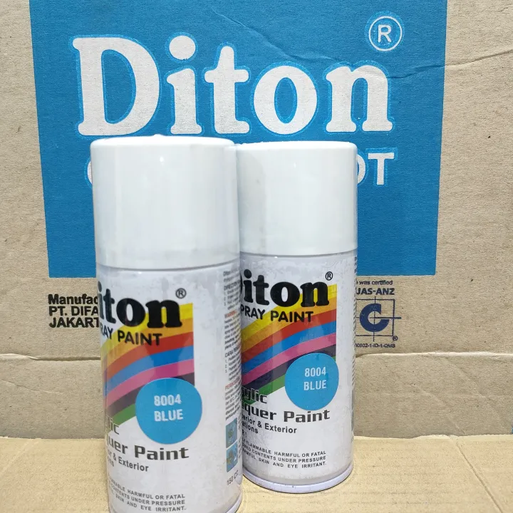 Pilok Pilox Cat DITON Blue 8004 Biru Stabilo 150cc Cat Semprot Diton ...