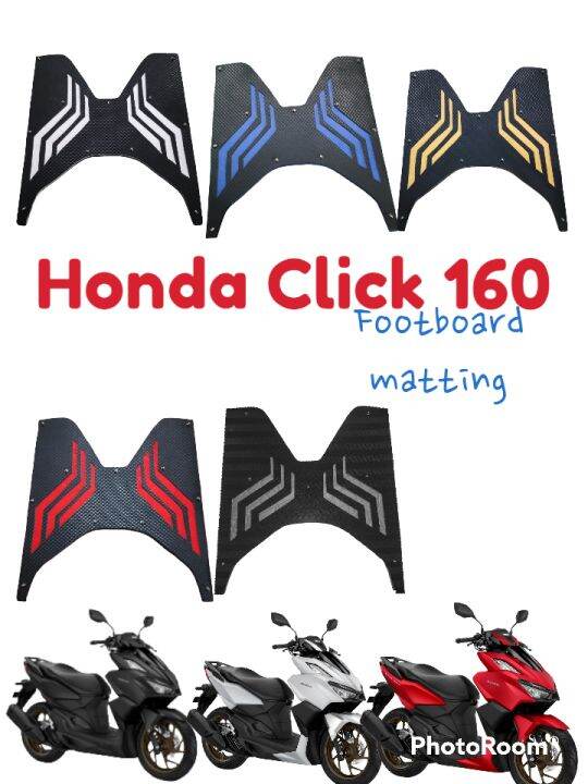 Honda Click 160 Footboard rubber matting | Lazada PH