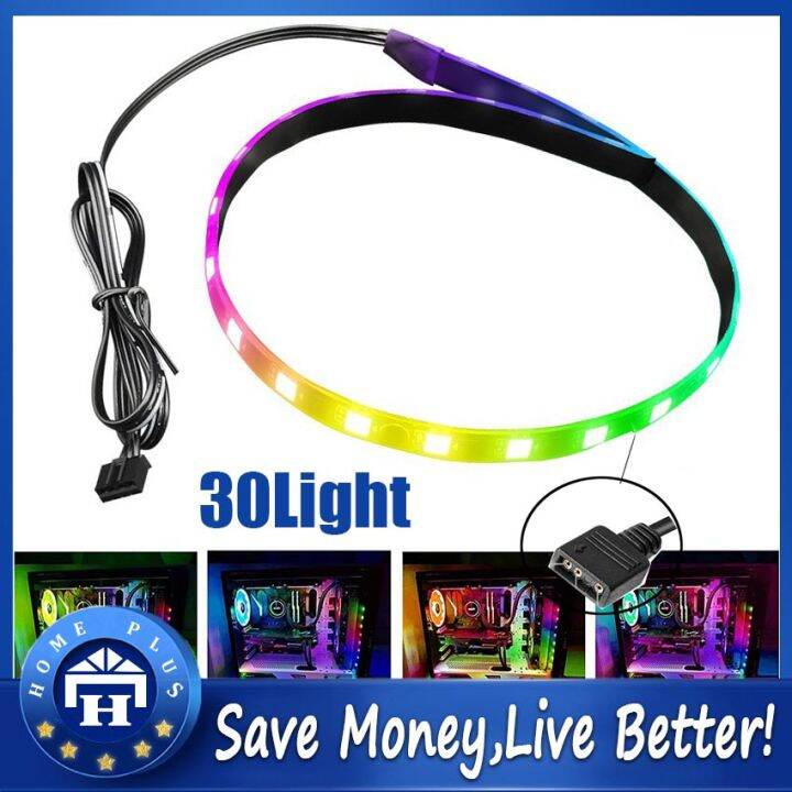 【Local Delivery】 LED Strip Light with Magnetic RGB 5V Strip for PC Case ...