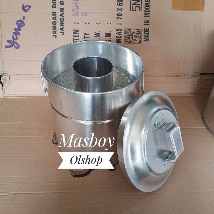 Dandang Bakso Alumunium 30 Cm / Tong Bakso Malang / Panci Bakso ...