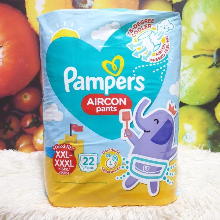 Pampers Aircon Pants XXL-XXXL 22Pants/44Pants | Lazada PH