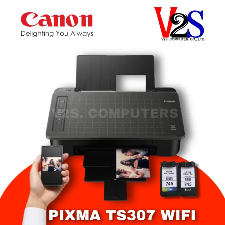 Printer (ปริ้นเตอร์) Canon PIXMA TS307 Wi-Fi | Lazada.co.th