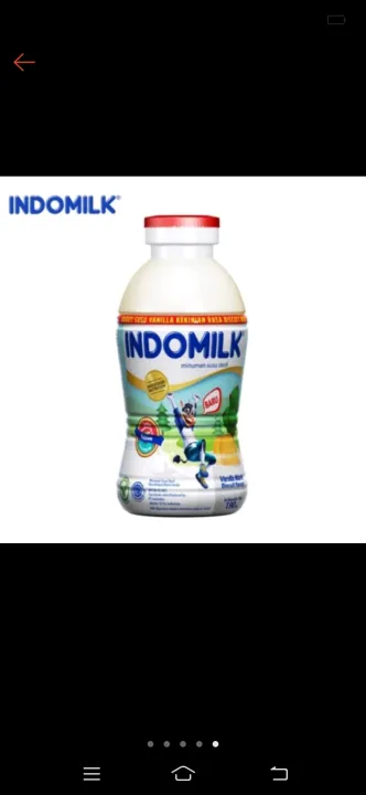 SUSU INDOMILK BOTOL 190 ML RASA COKLAT, STRAWBERRY, MELON, VANILA | Lazada Indonesia