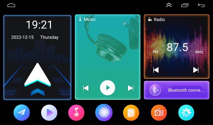 STAPON 9inch Android13 1 2GB RAM carplay android auto ips voice command ...