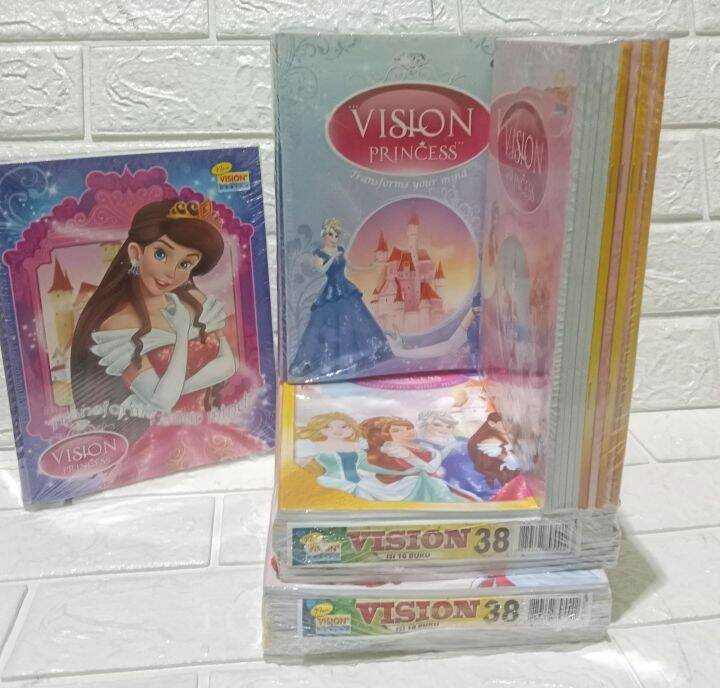buku tulis 1pack isi 10 buku vision 38 lembar | Lazada Indonesia